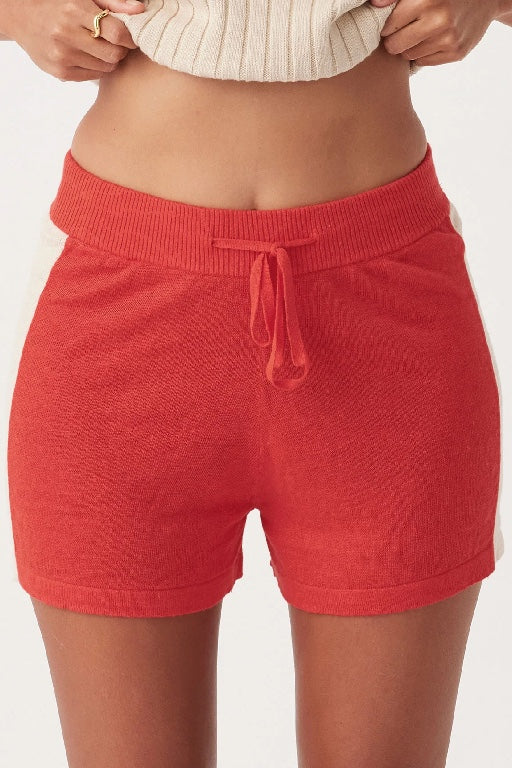 SHOP ARCAA MOVEMENT - LARRI LINEN SHORT - HIBISCUS & SAND | CHACHI ...