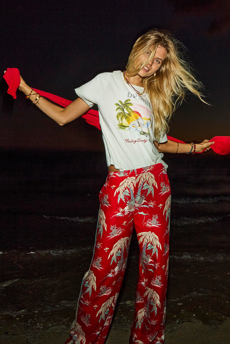 SHOP THE UPSIDE - PALMA SIERRA WIDE LEG PANT - HOLIDAY – Chachi